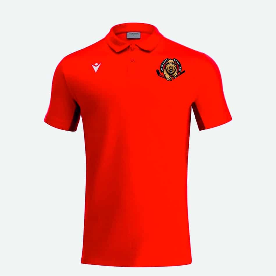 POLO HOMME CLARINET ROUGE | ANDRÉA SPORT | Partenaire officiel Macron